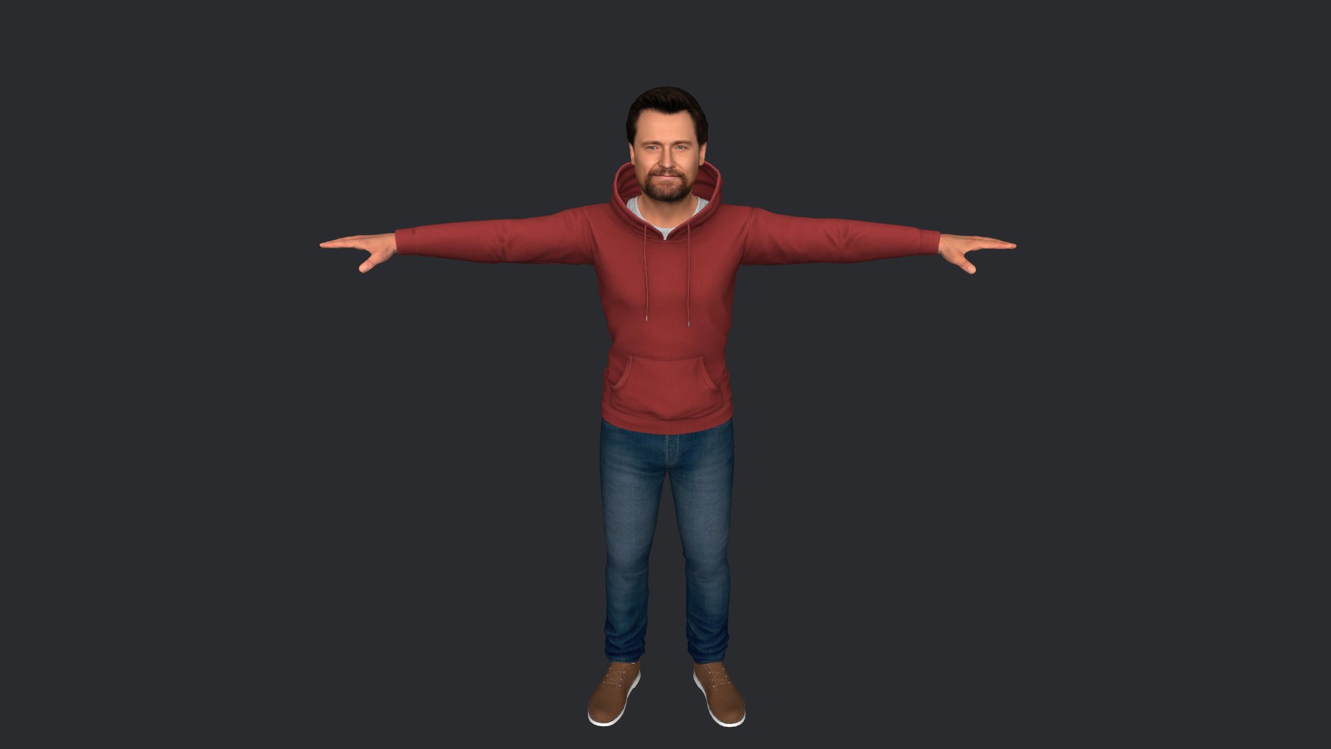 3D Hugh Jackman Hyper Realistic Full Body Fully Rigged 3D Character ...