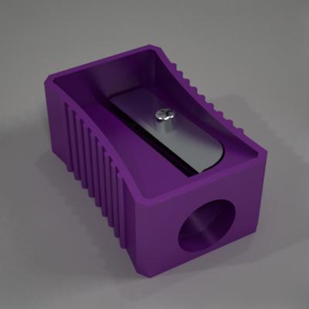 3d Model Of Pencil Sharpener