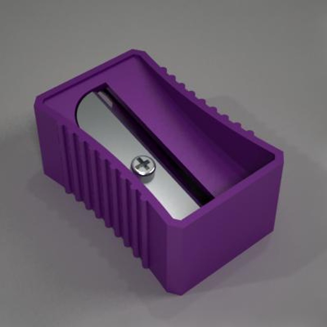 3d Model Of Pencil Sharpener