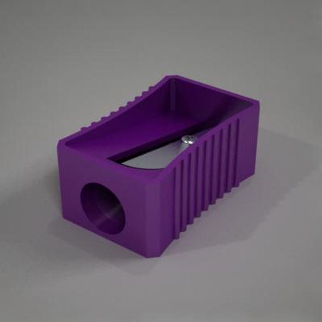3d Model Of Pencil Sharpener