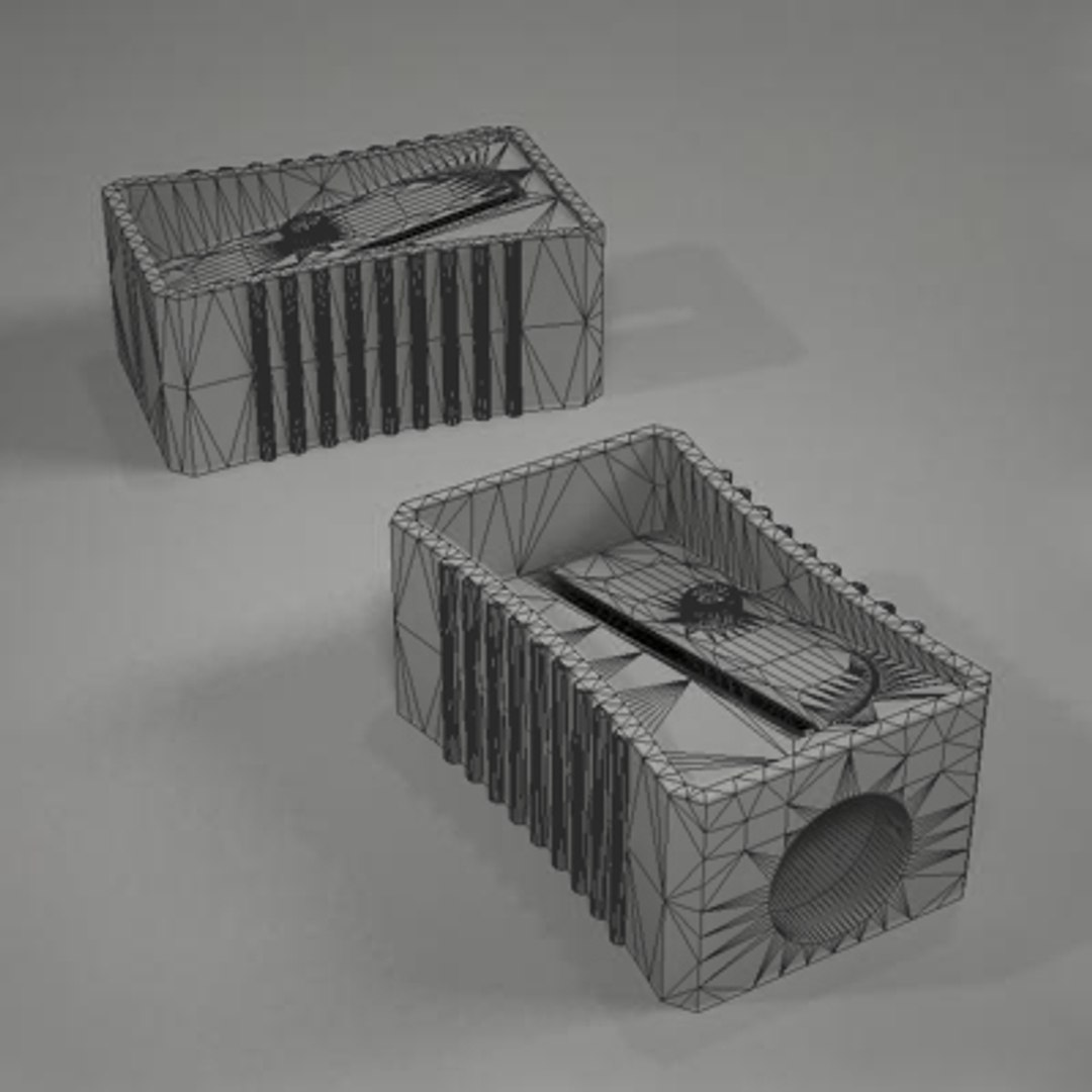 3d Model Of Pencil Sharpener