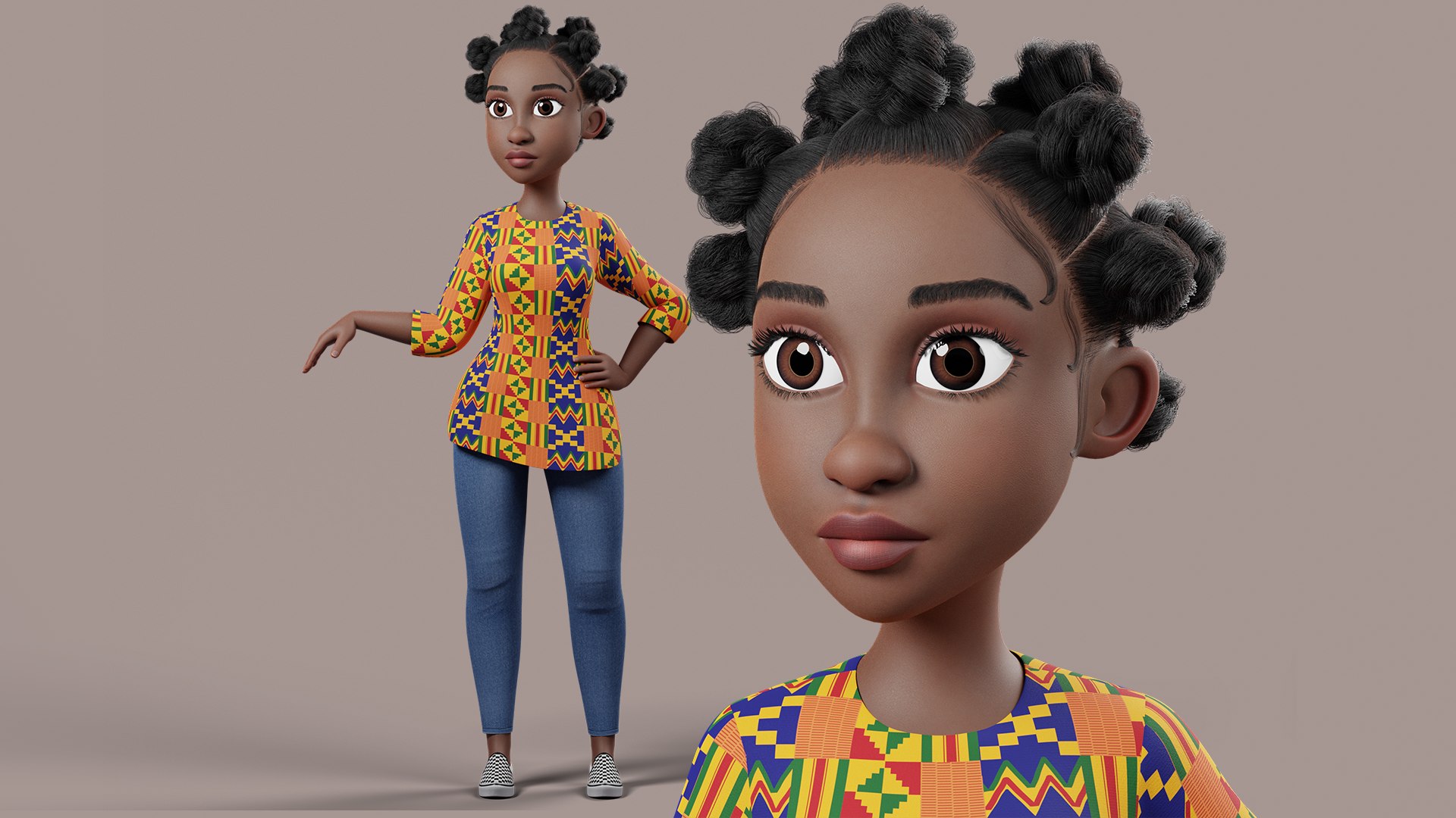 3D African Family Model - TurboSquid 1980510