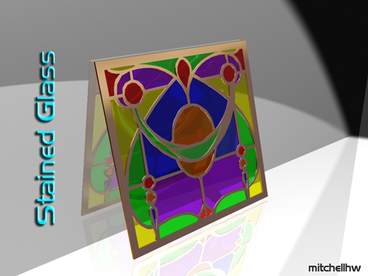 3d Model Stained Glass Window