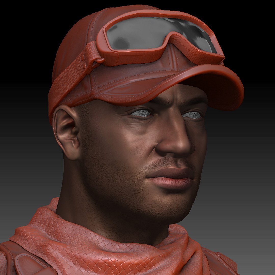 Arab Soldier Mercenary 3d 3ds