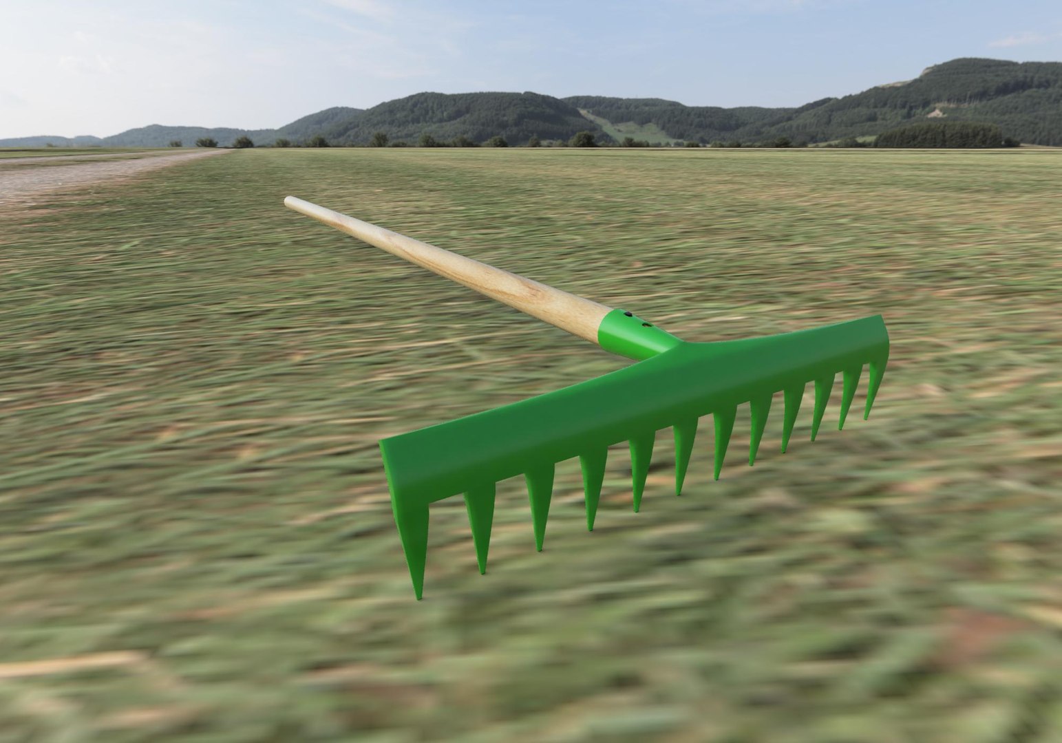 3D Garden Rake Model - TurboSquid 2001822