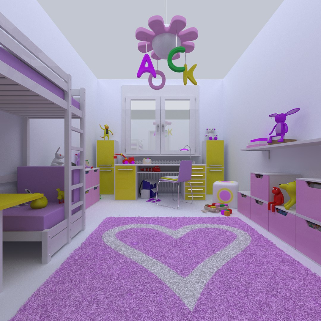 3d Kids Room Deco