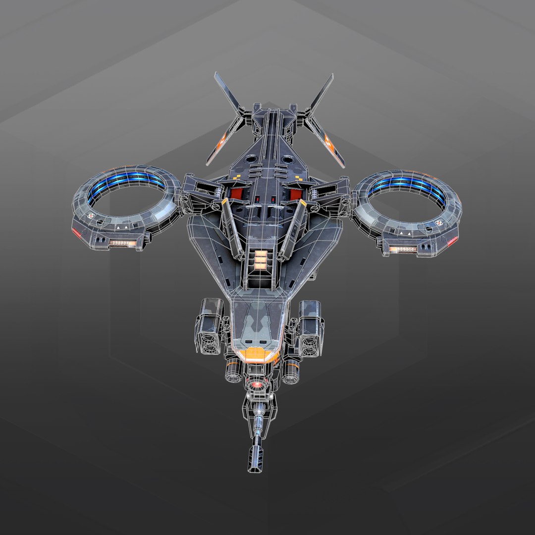 Sf drone d30 3D model - TurboSquid 1310061