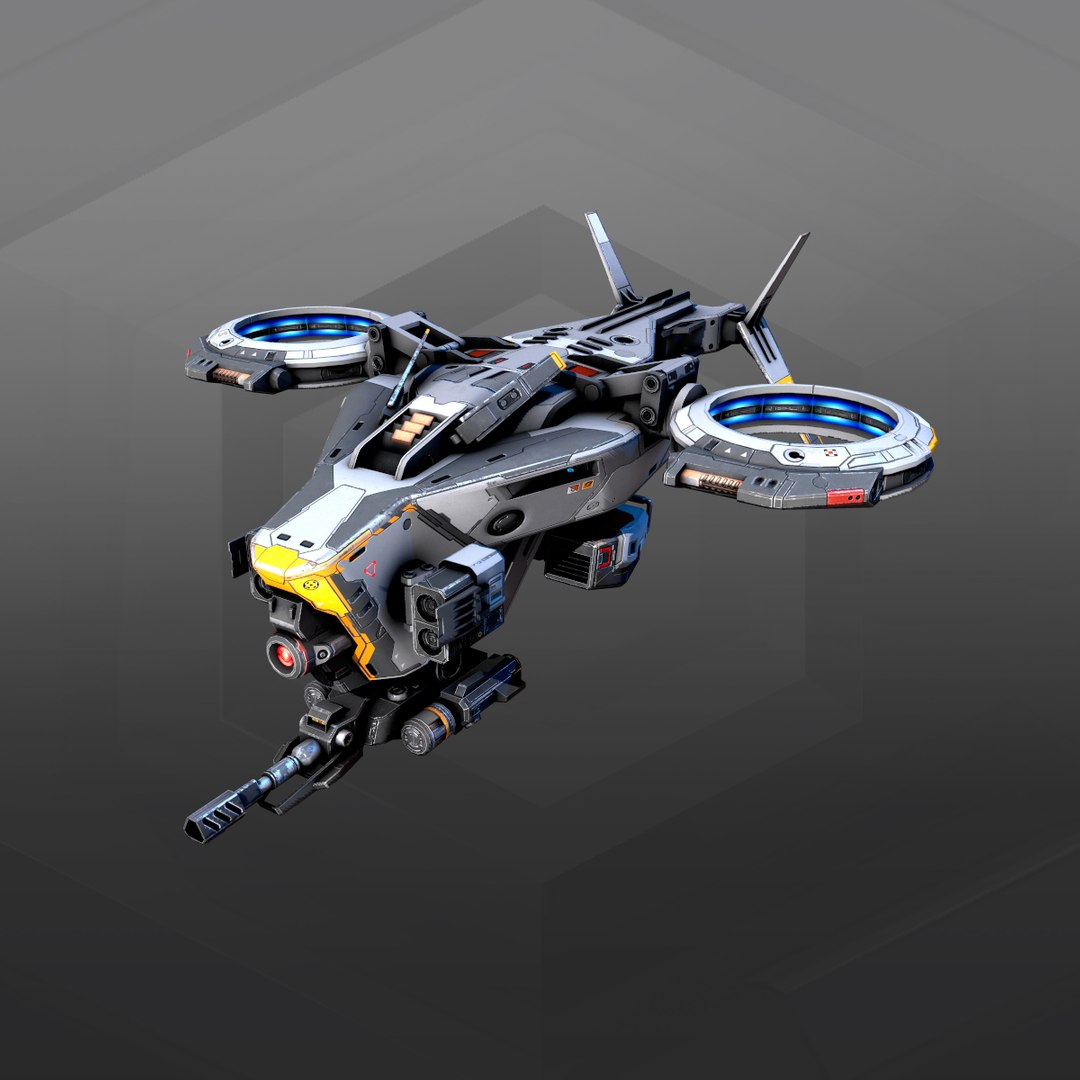 Sf drone d30 3D model - TurboSquid 1310061