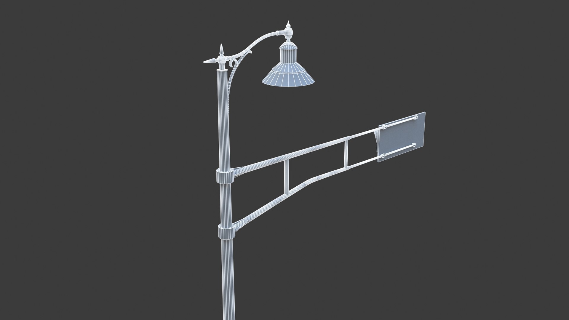 3D Street Light Model - TurboSquid 1453478