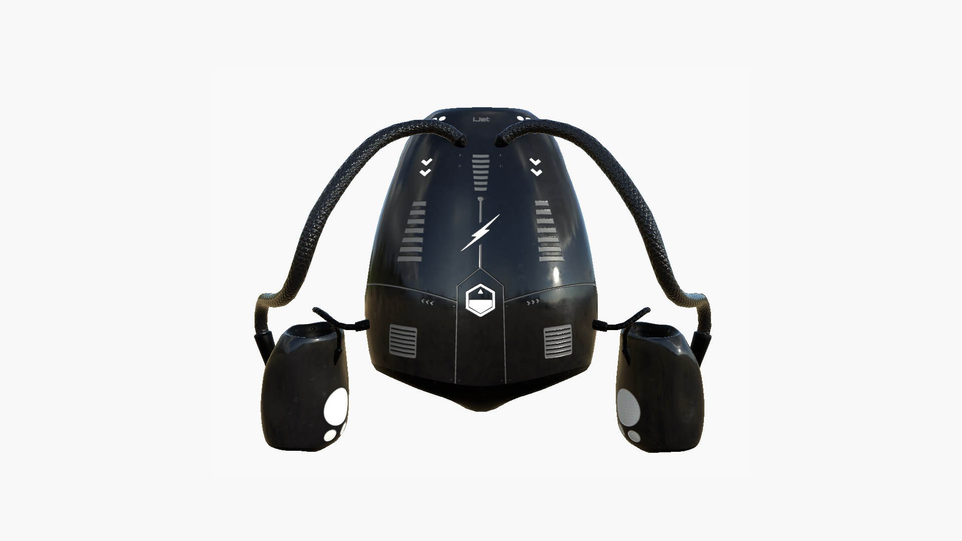 Jetpack I03 Black White - SciFi Character Design 3D Model - TurboSquid ...