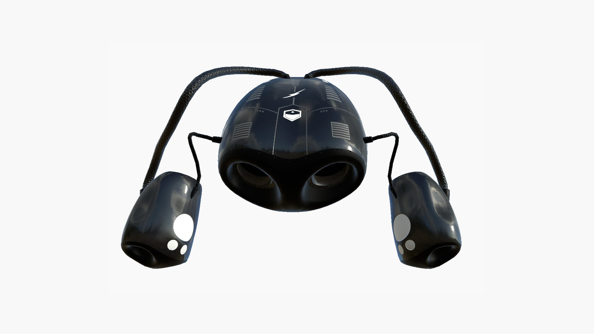 Jetpack I03 Black White - SciFi Character Design 3D Model - TurboSquid ...