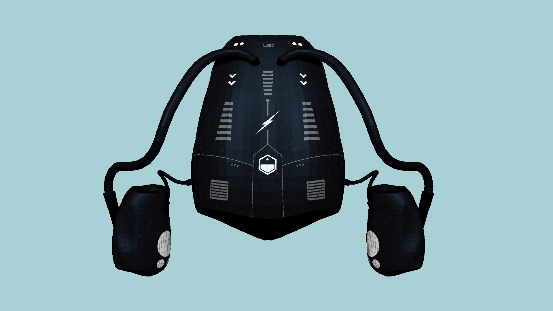 Jetpack I03 Black White - SciFi Character Design 3D Model - TurboSquid ...