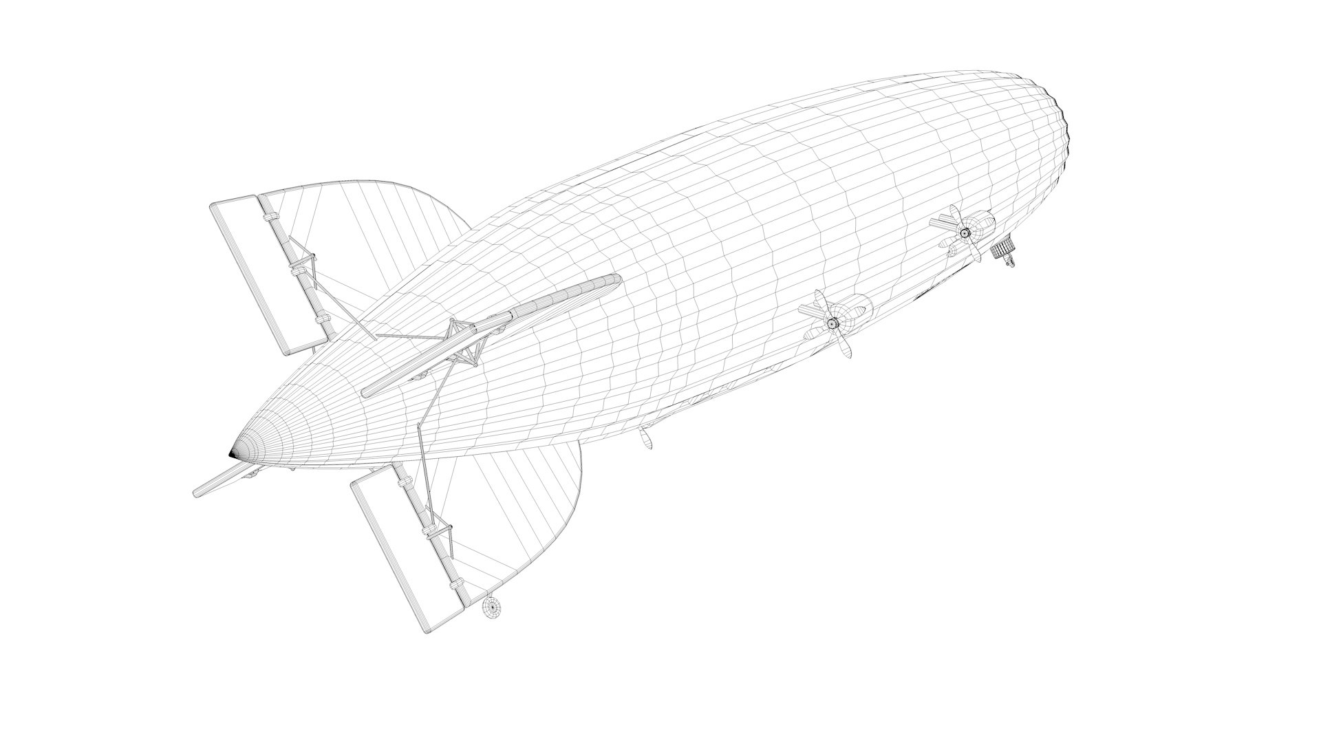 3D Zeppelin LZ 129 Hindenburg UPDATED - TurboSquid 1866785
