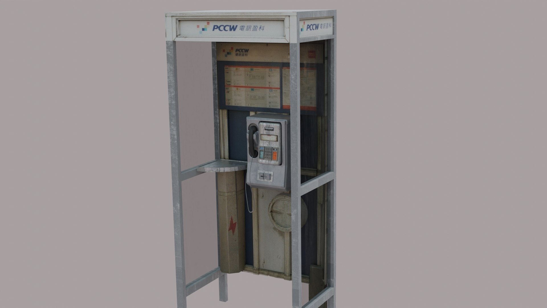 3D Phone Booth Collection Pack Model - TurboSquid 1938693