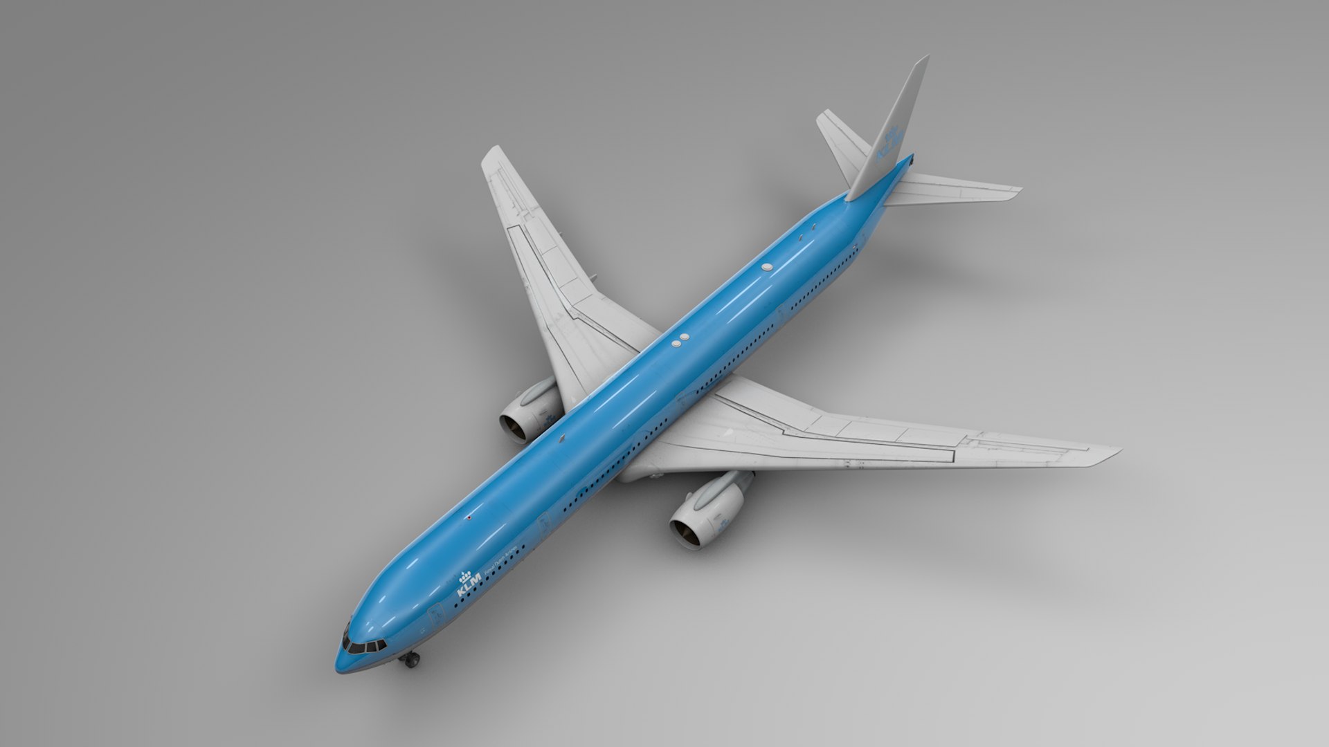 3D Klm Boeing 777-300er L546 - TurboSquid 1498517