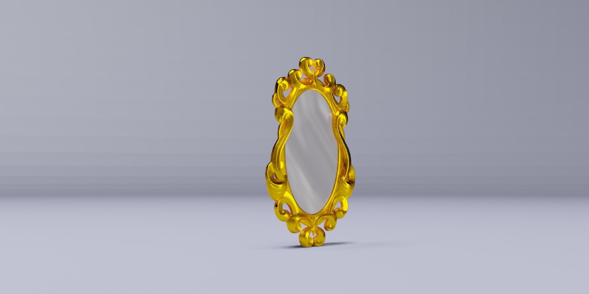 3D Model Mirror 04 In Blender - TurboSquid 1929479