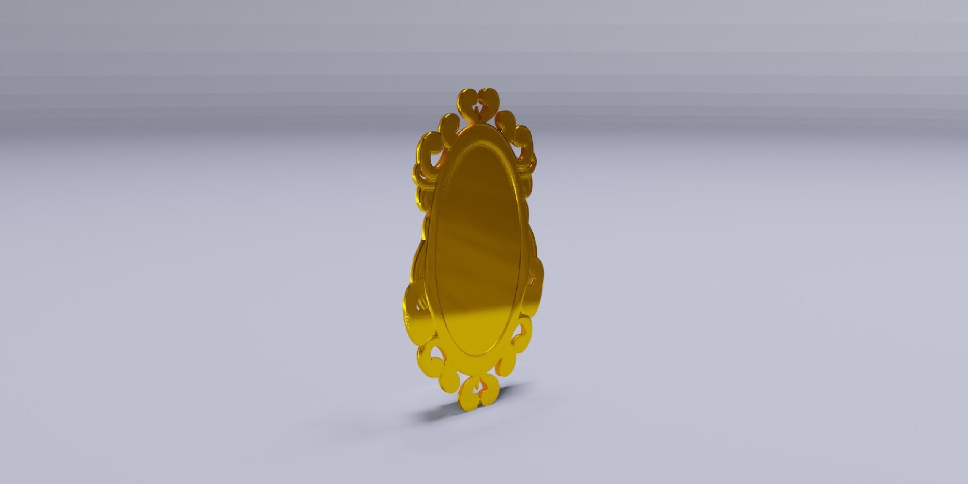 3D Model Mirror 04 In Blender - TurboSquid 1929479