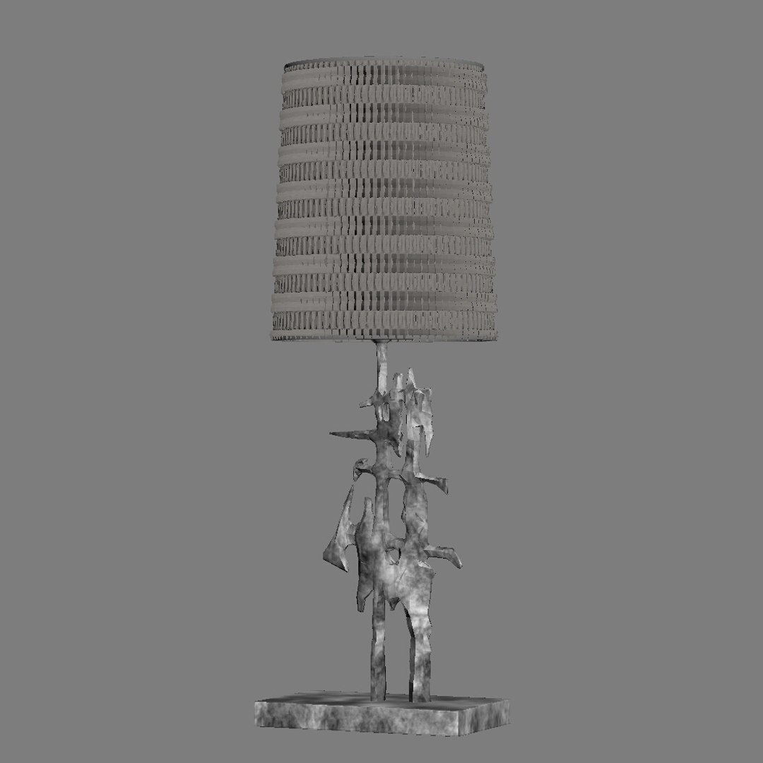 sculptural lamp 3d max