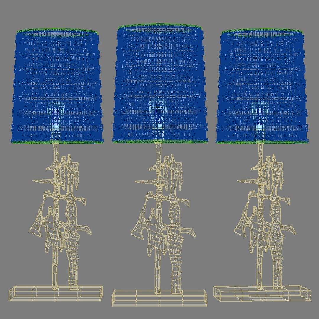 sculptural lamp 3d max