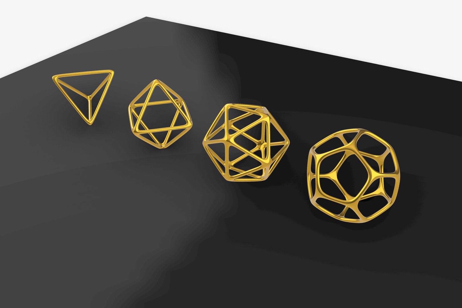 Free 3D Platonic Geometry Voronoi Cages - TurboSquid 1966049