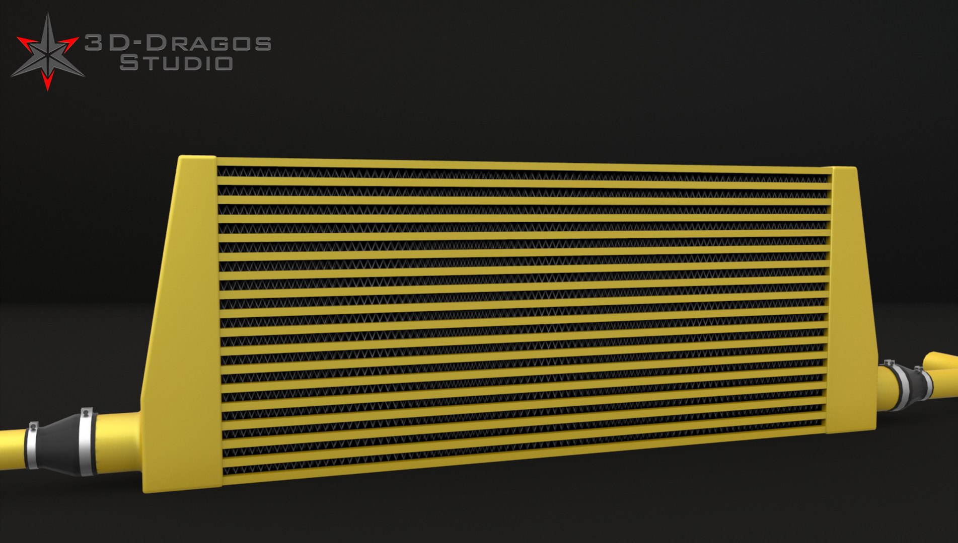 Cooler Intercooler Car-intercooler 3d Model