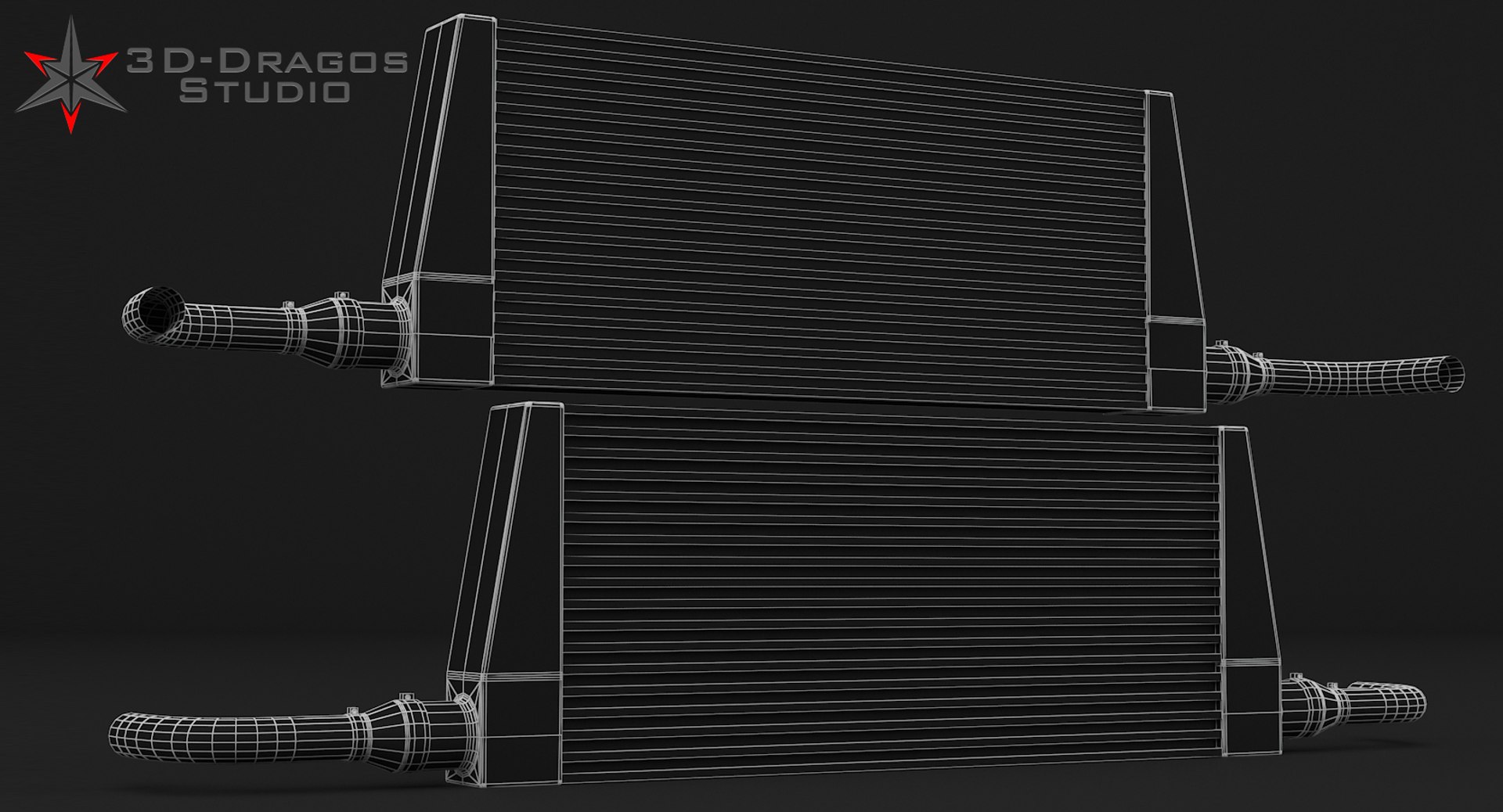 Cooler Intercooler Car-intercooler 3d Model