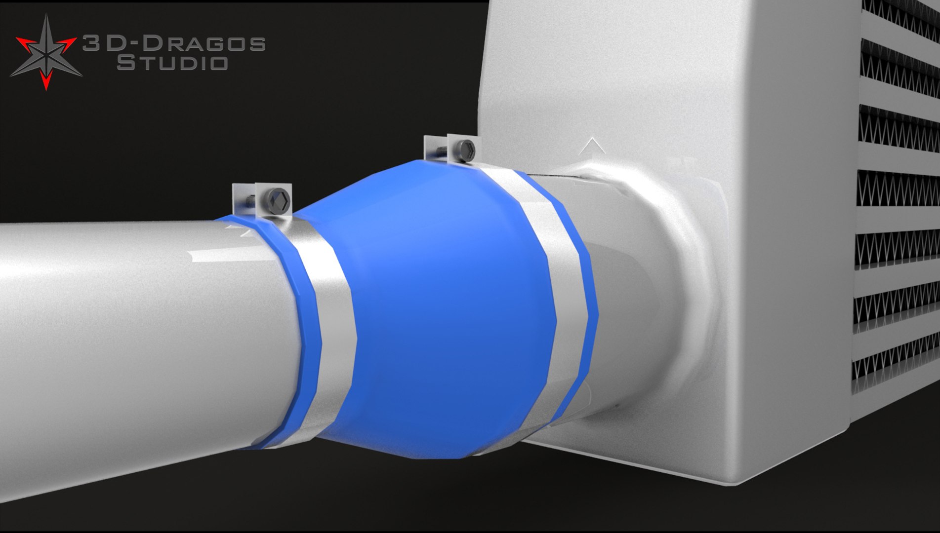 Cooler Intercooler Car-intercooler 3d Model