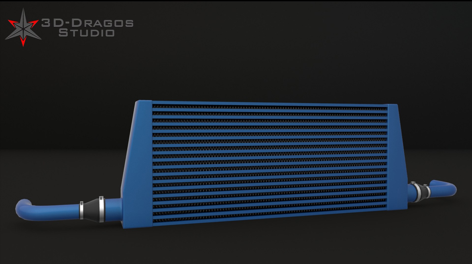 Cooler Intercooler Car-intercooler 3d Model