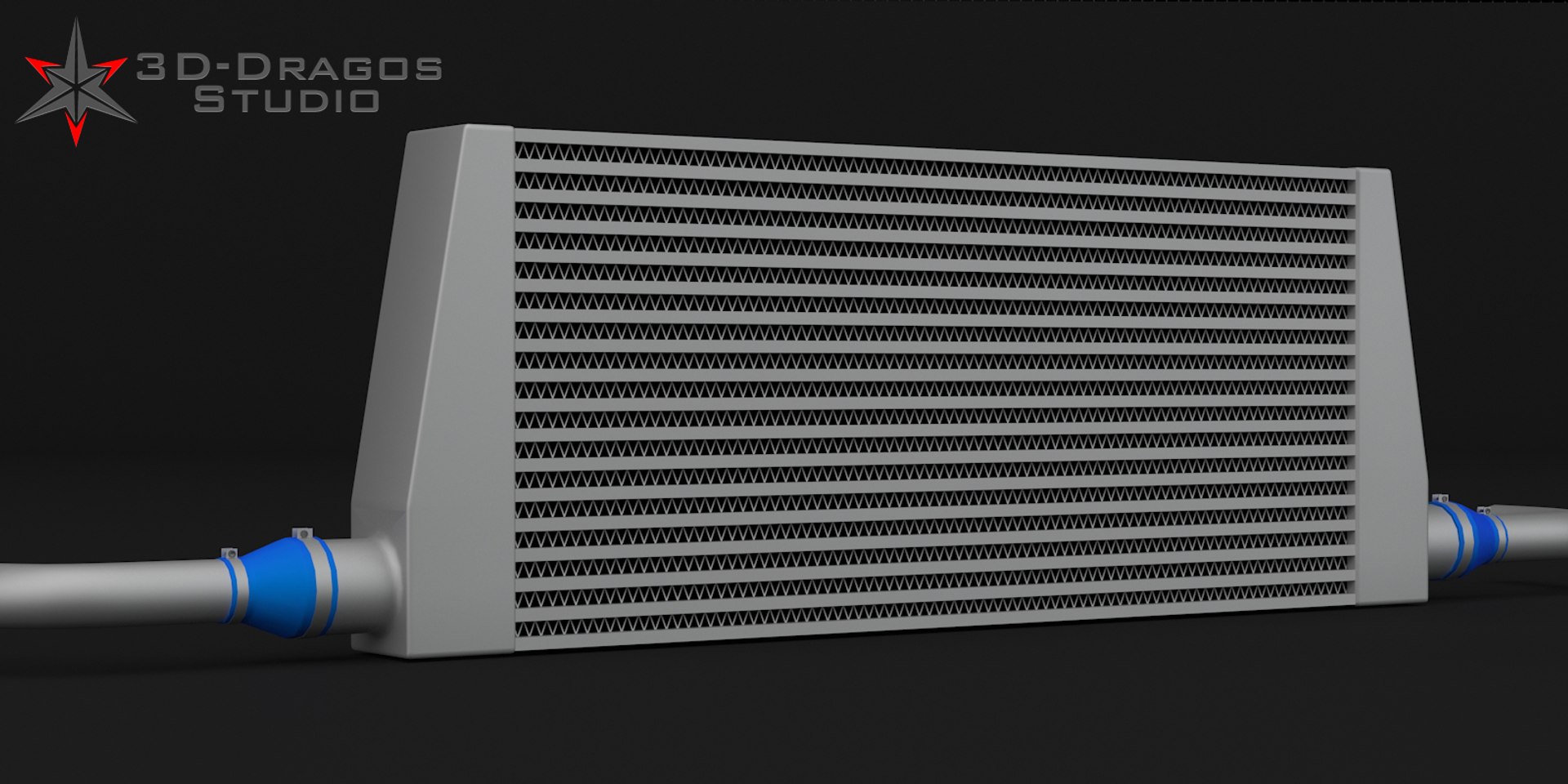 Cooler Intercooler Car-intercooler 3d Model