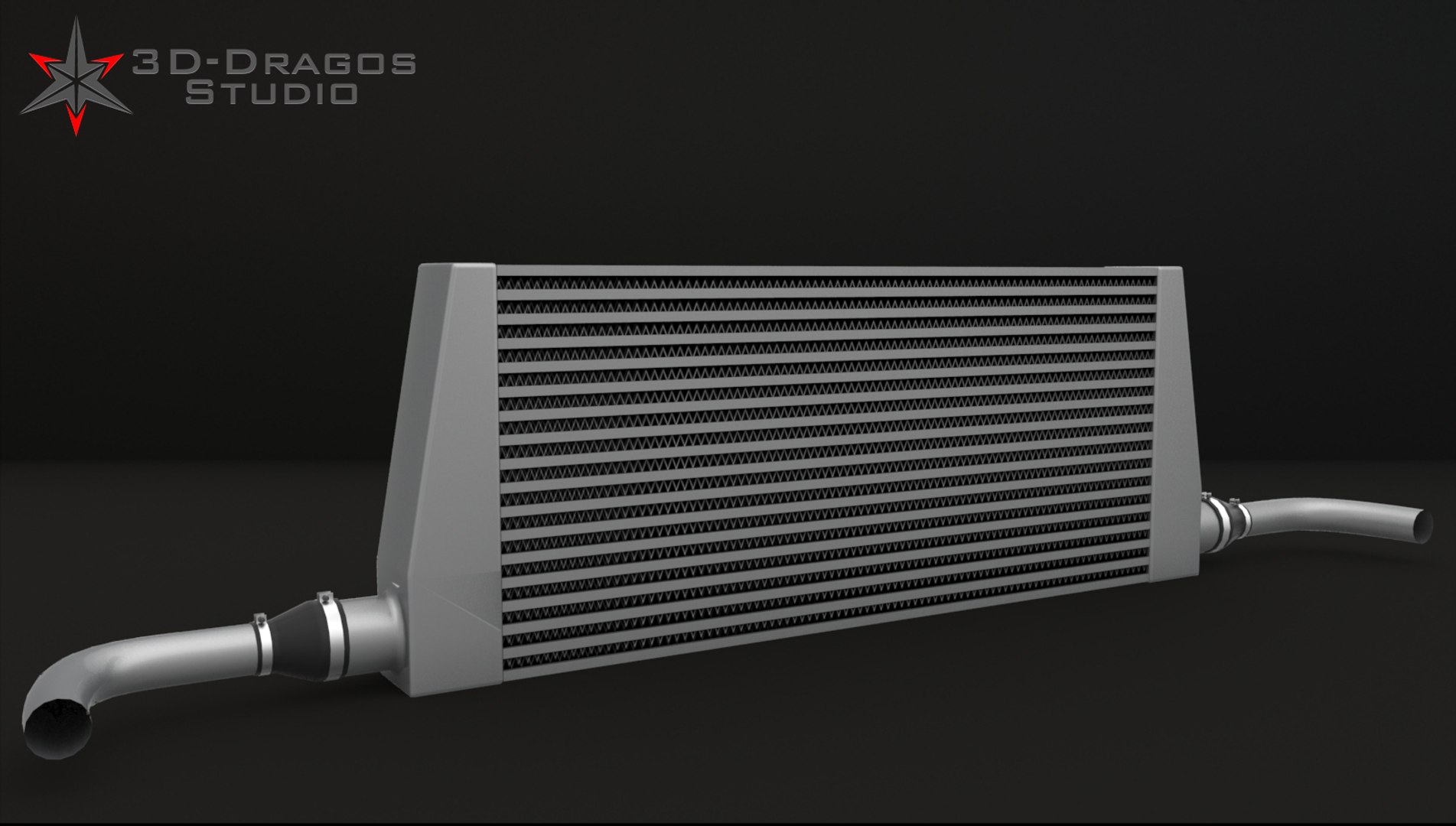 Cooler Intercooler Car-intercooler 3d Model