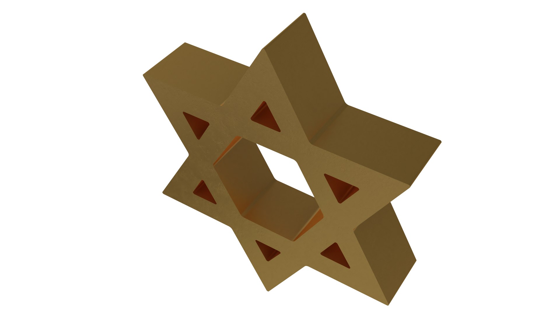 David star 3D model - TurboSquid 1592349