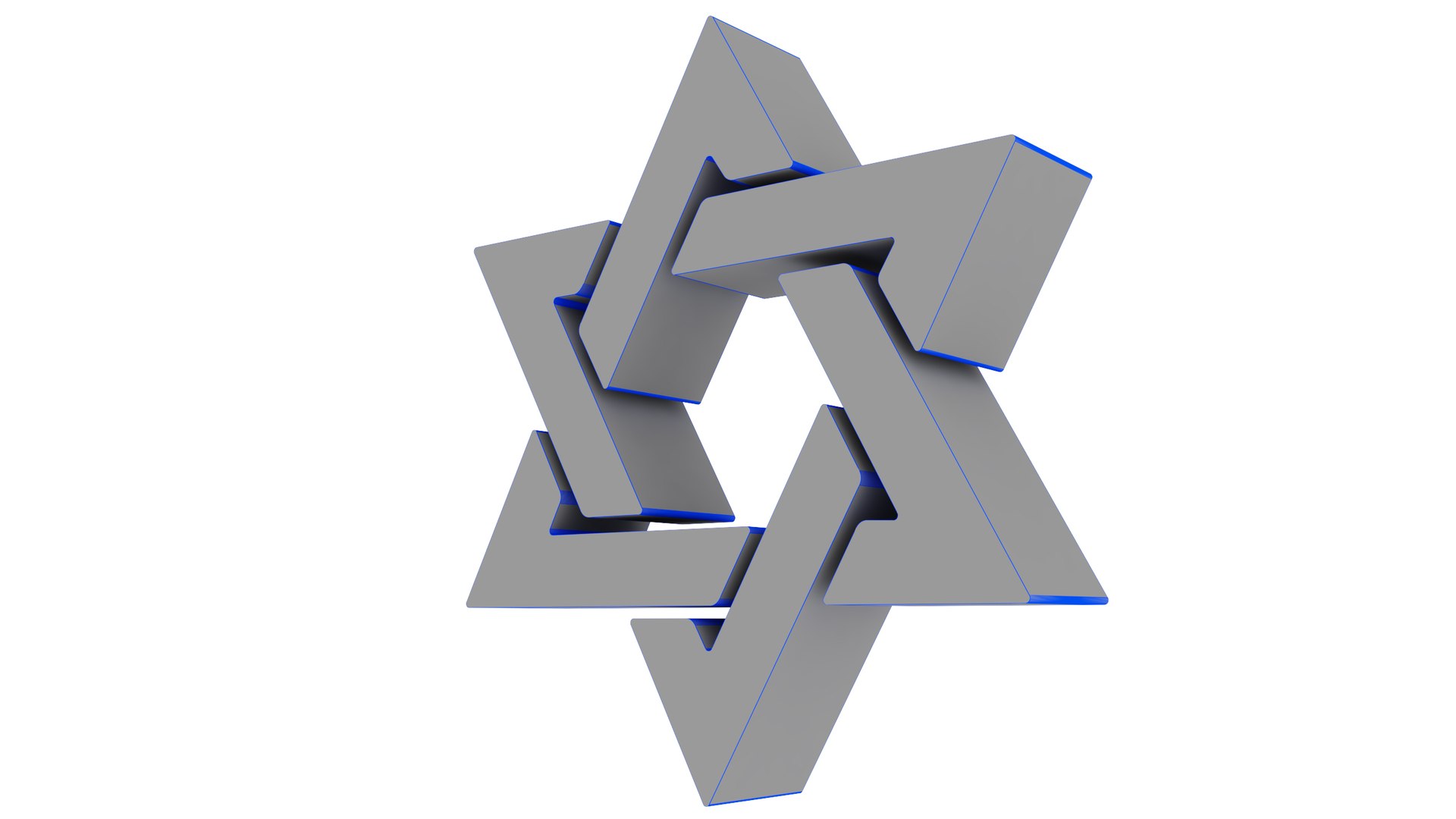 David star 3D model - TurboSquid 1592349