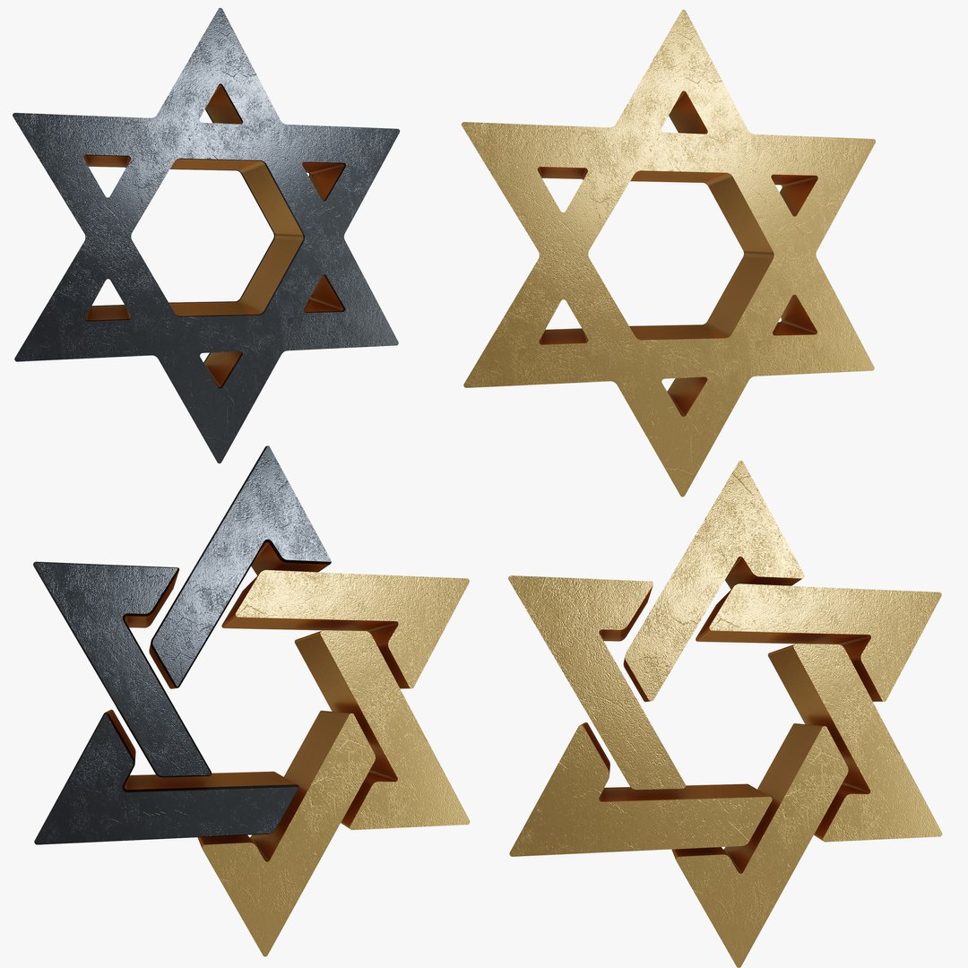 David star 3D model - TurboSquid 1592349