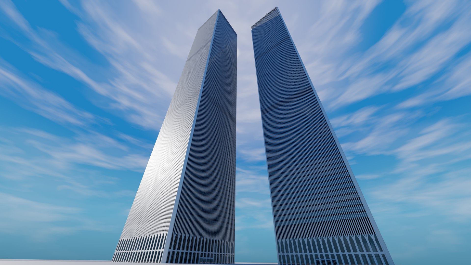 World Trade Center Twin Towers New York City 3D Model - TurboSquid 1728366