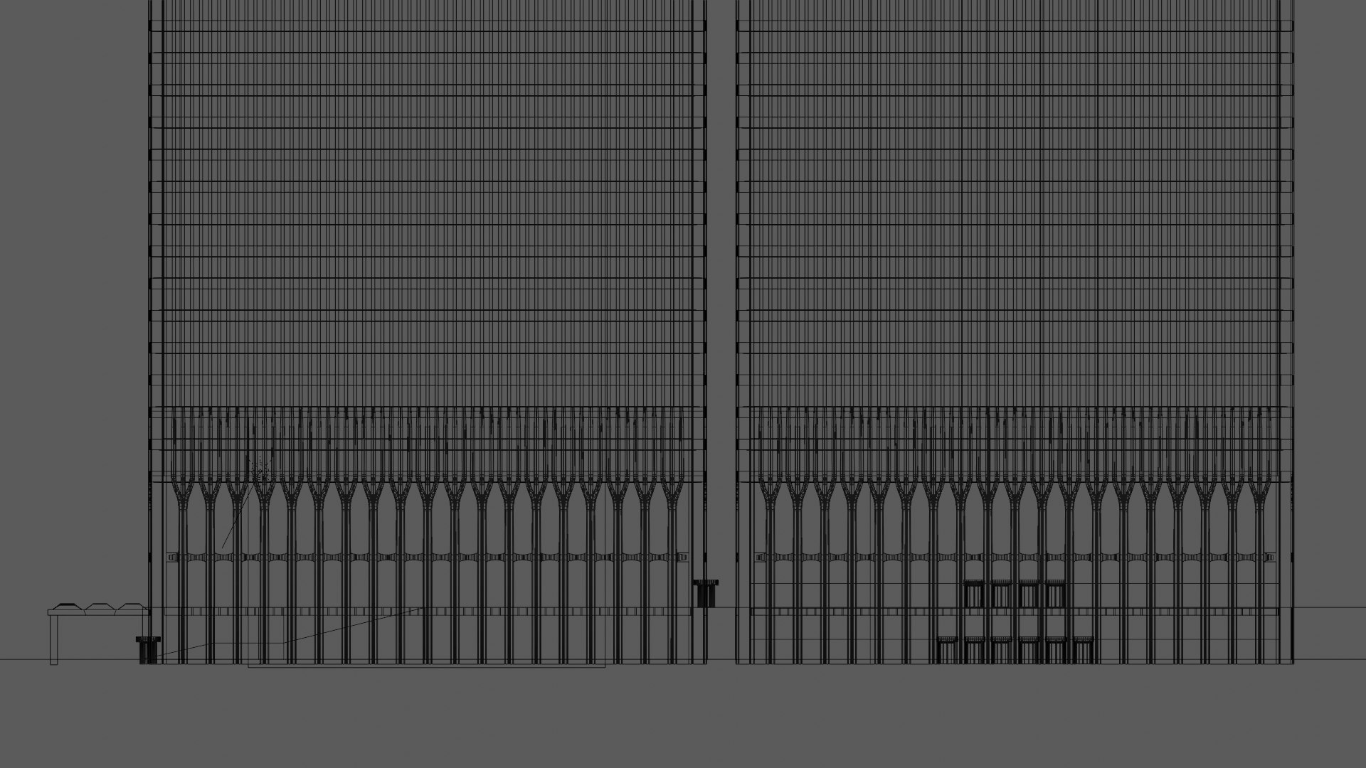World Trade Center Twin Towers New York City 3D Model - TurboSquid 1728366