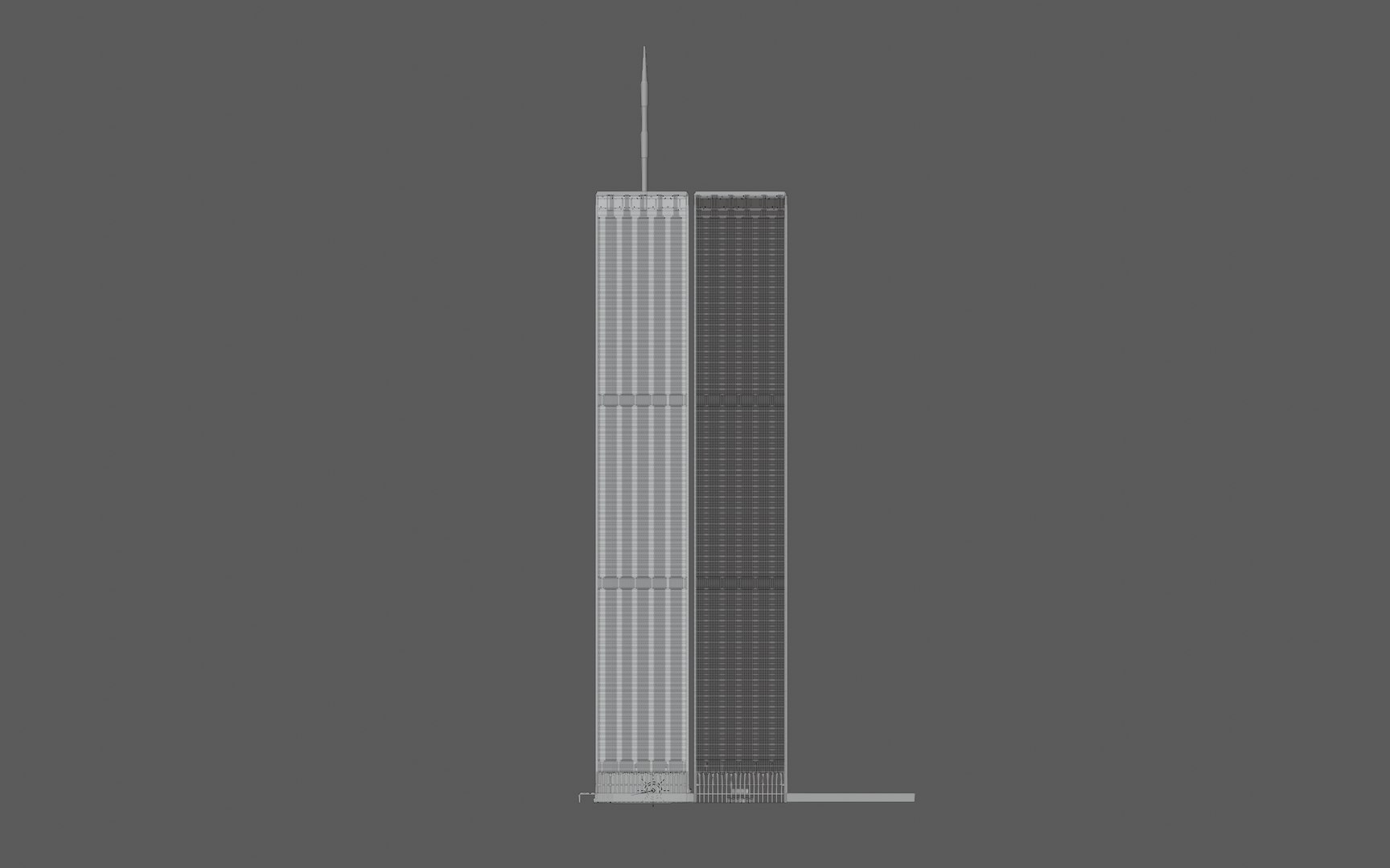 World Trade Center Twin Towers New York City 3D Model - TurboSquid 1728366