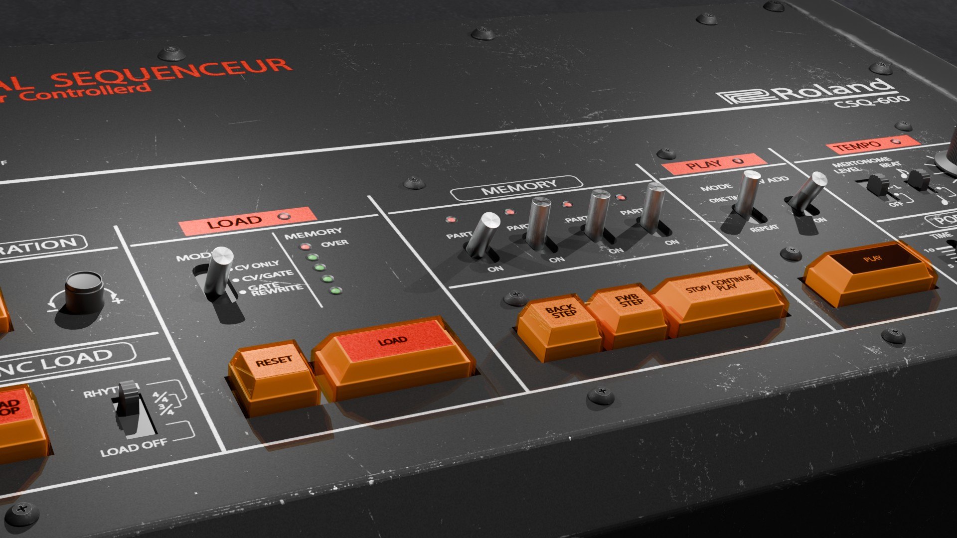 Roland CSQ 600 Model - TurboSquid 2391966