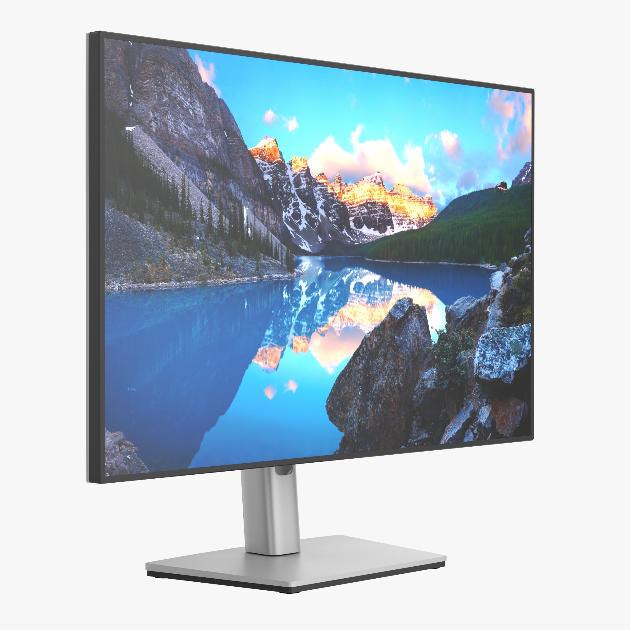 3D Dell Ultra Sharp LCD 24 inch monitor model - TurboSquid 1726282