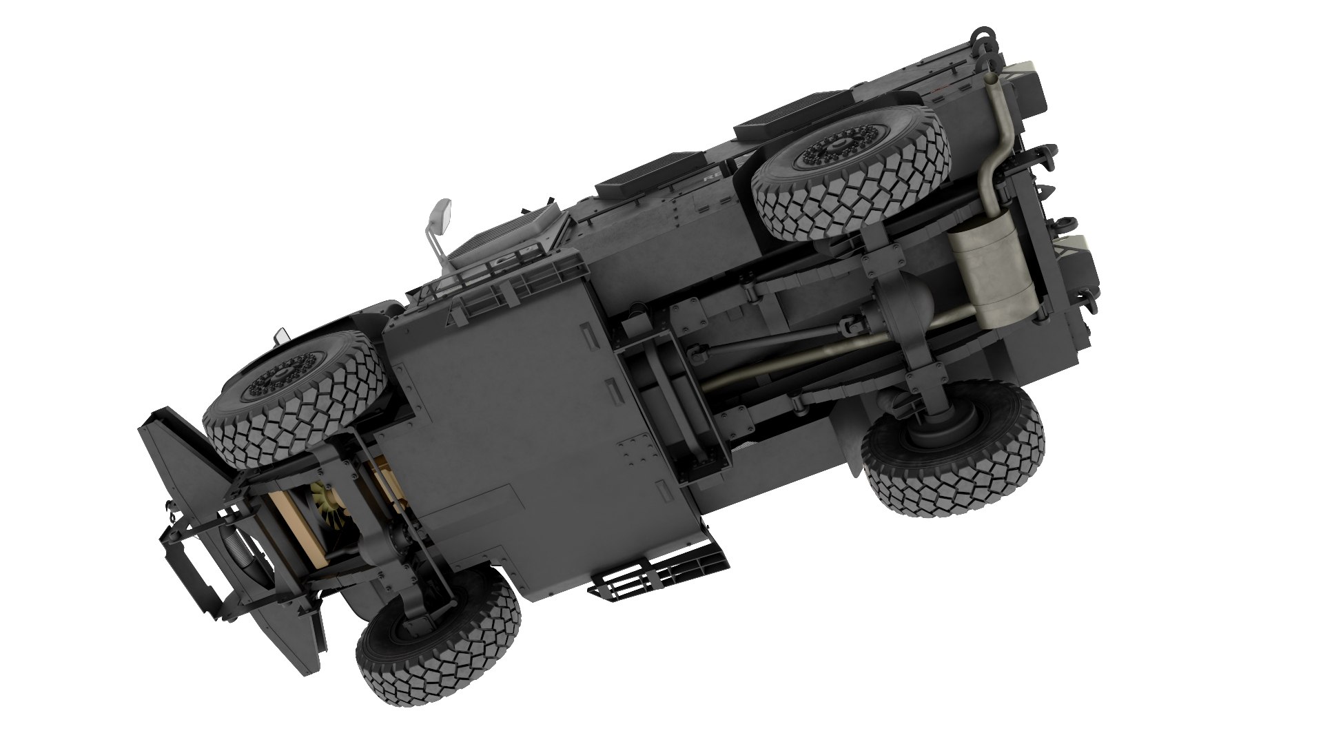 3D SWAT Vehicle International MaxxPro Black Rigged - TurboSquid 2285019