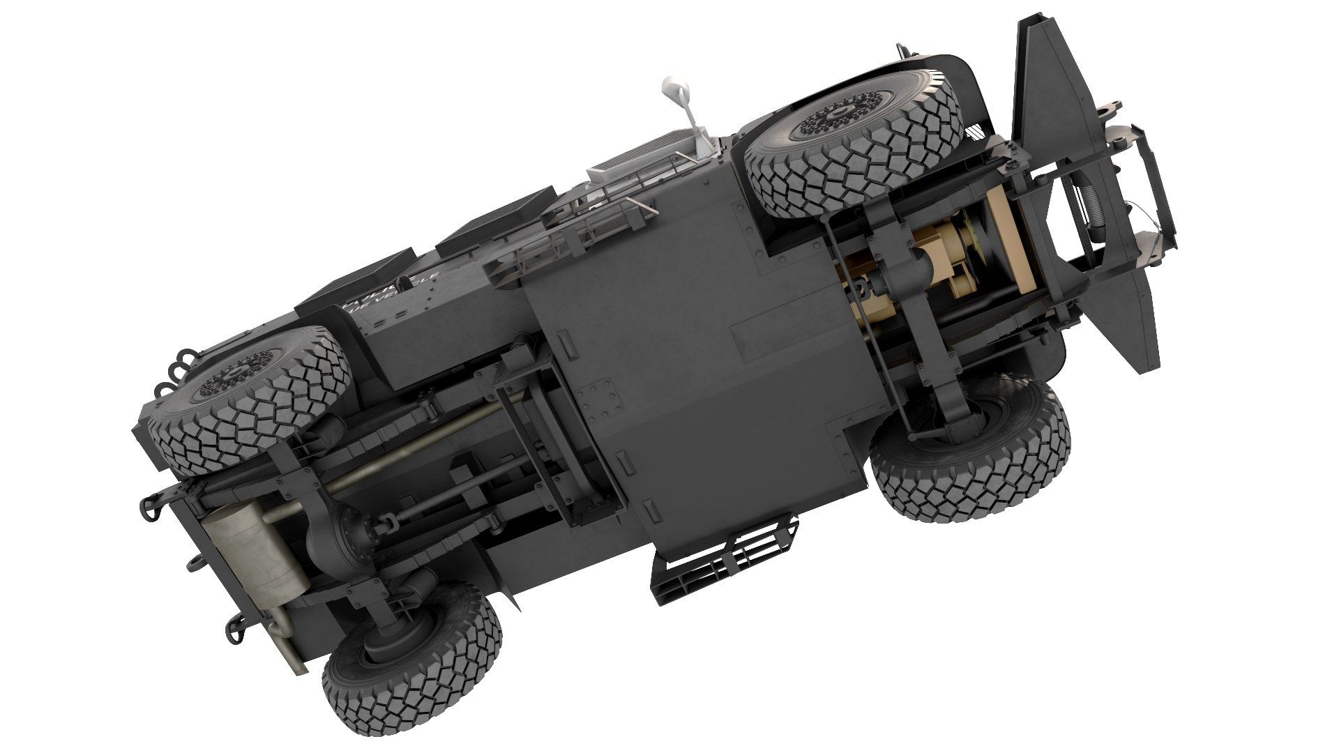3D SWAT Vehicle International MaxxPro Black Rigged - TurboSquid 2285019