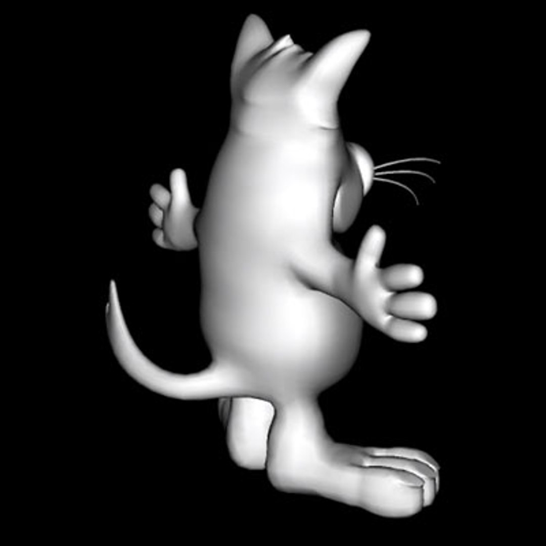 Free Cat Cartoon 3d Model