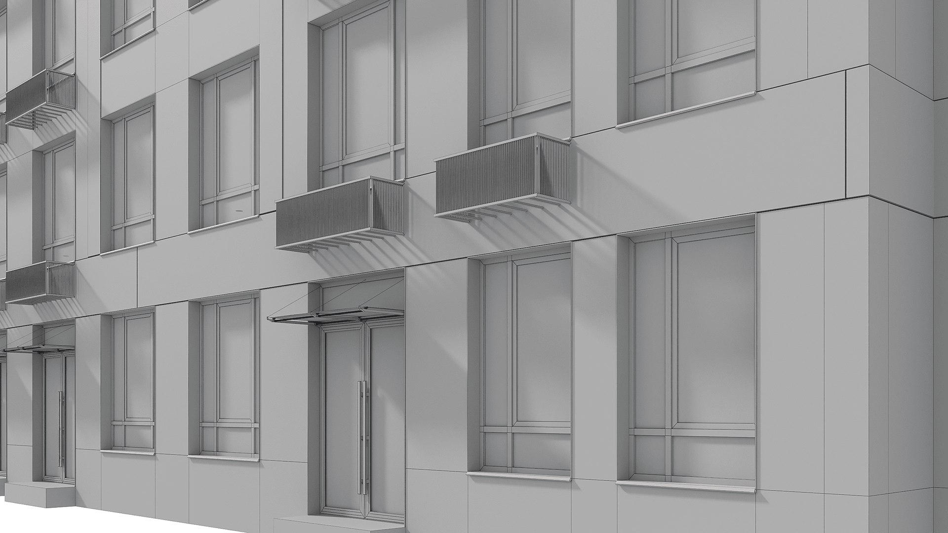 3D Collection Residential Building 005 Model - TurboSquid 2060203