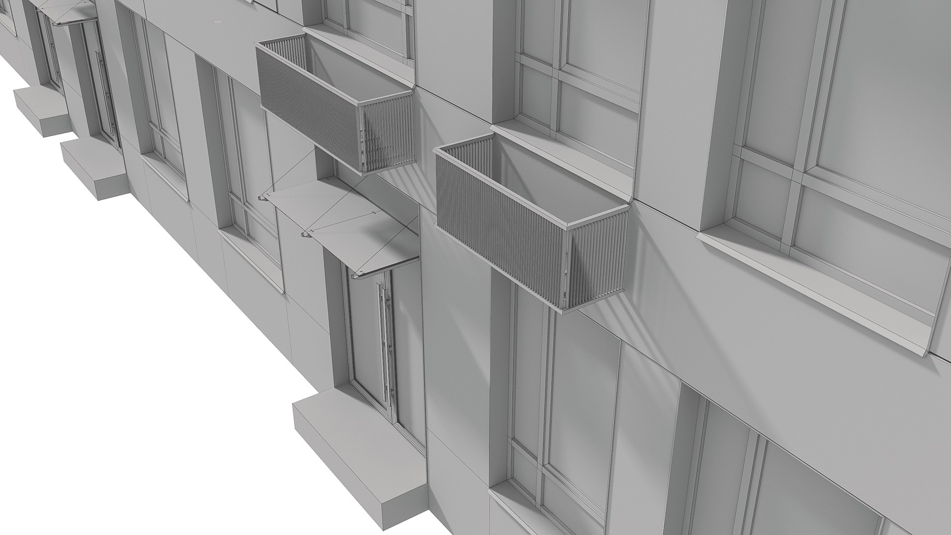 3D Collection Residential Building 005 Model - TurboSquid 2060203