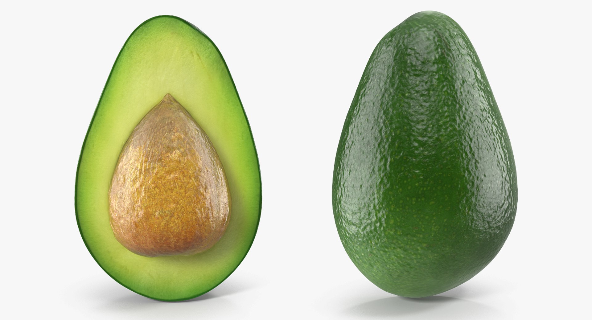Avocado set seed model - TurboSquid 1177416
