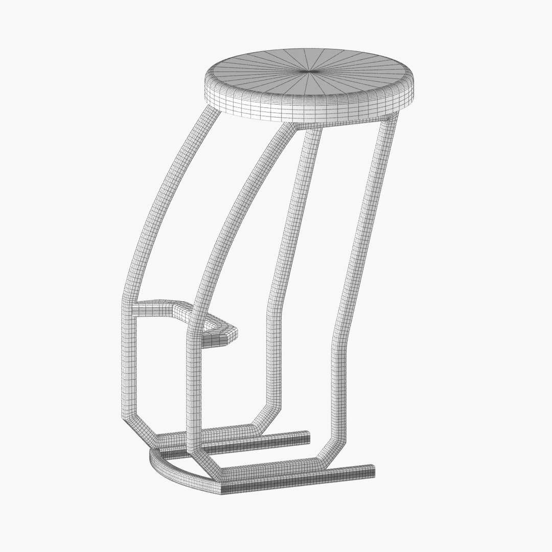 3D Modern Bar Stools - TurboSquid 1266632