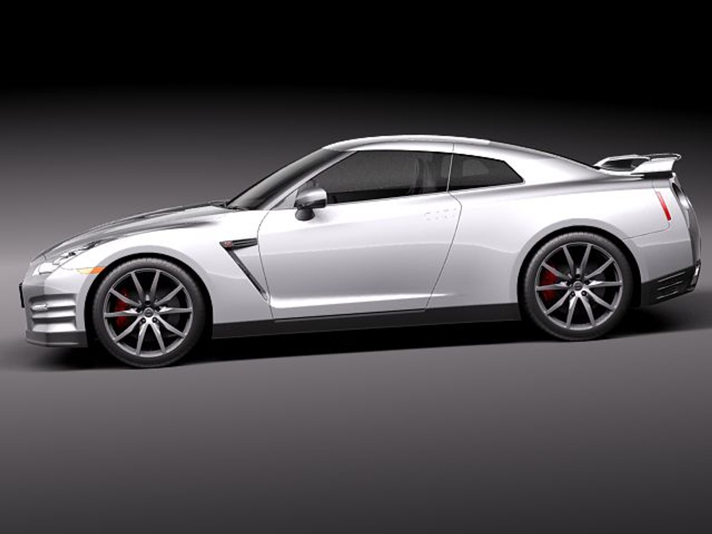 3d Model Nissan Gtr Gt-r 2011