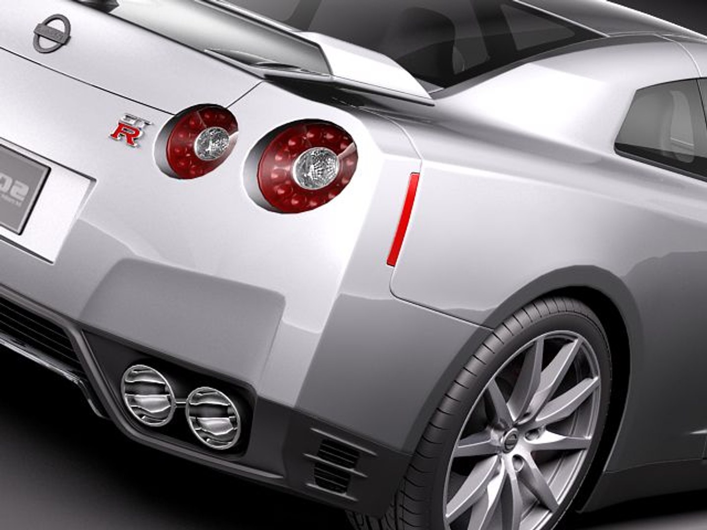 3d Model Nissan Gtr Gt-r 2011
