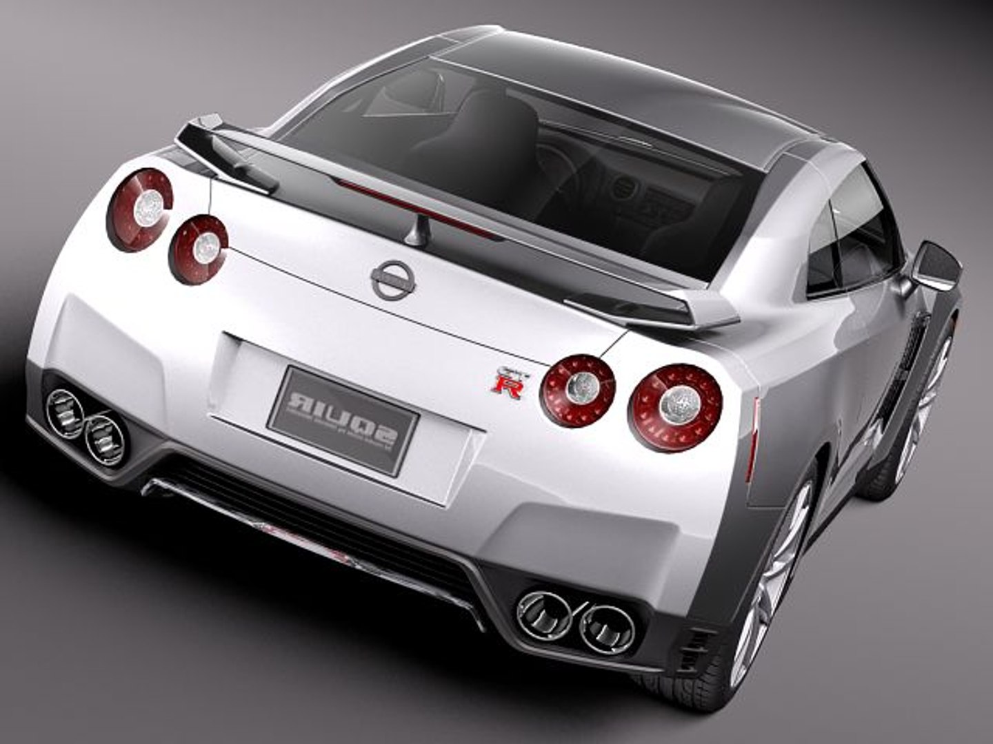3d Model Nissan Gtr Gt-r 2011