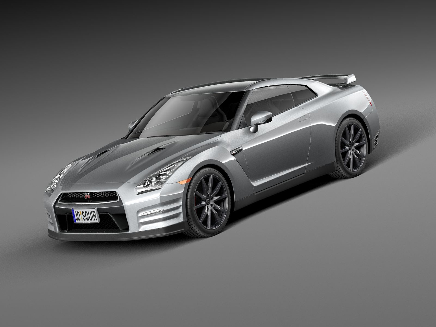3d Model Nissan Gtr Gt-r 2011