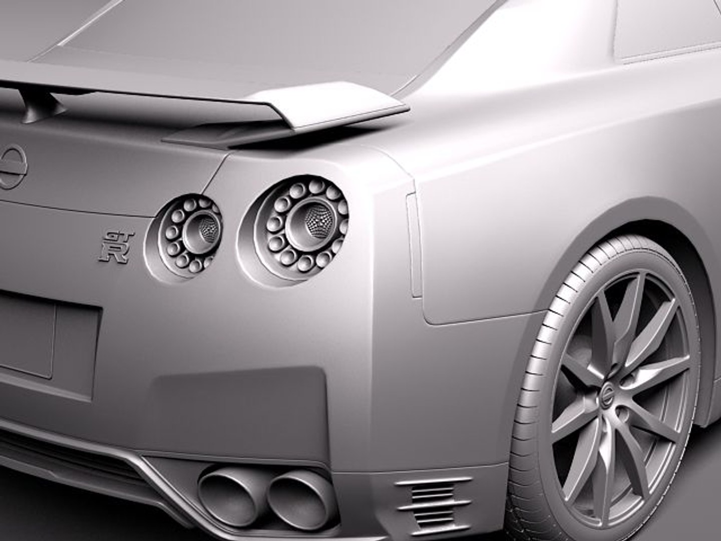 3d Model Nissan Gtr Gt-r 2011